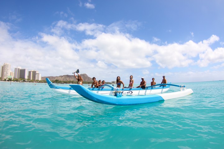 Outrigger Canoe Surfing in Waikiki | Faith Surf School